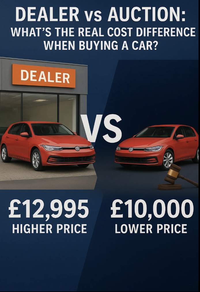 Dealer vs Auction: What’s the Real Cost Difference When Buying a Car? | Car Auction Buying Service